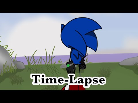 Sonic Unleashed Inspired Drawing Time-Lapse