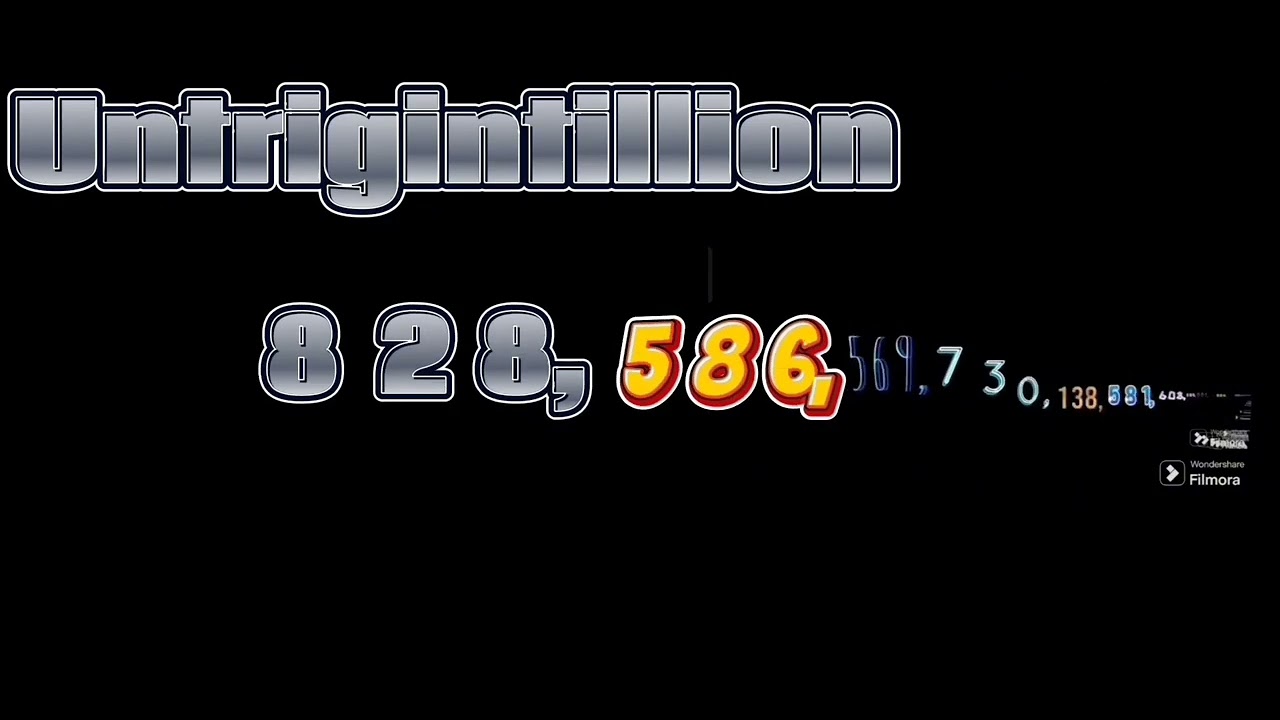 0 to 1 googol with sound - YouTube