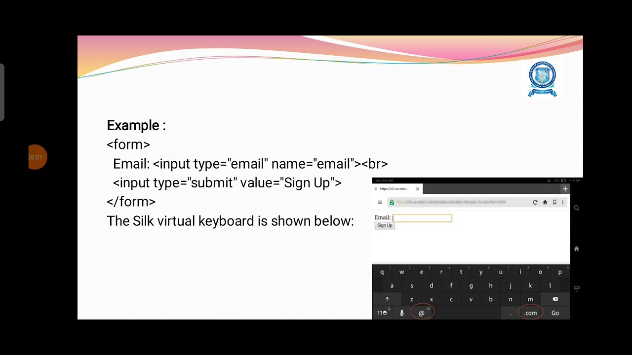 HTML5 control elements - YouTube