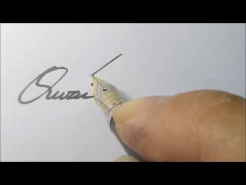 How to draw the impressive signatures beginning with "O"! - 2 - - YouTube