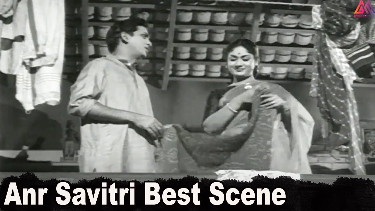 Mahanati Savitri And ANR Hilarious Scene || Old Movie Scenes || #GangothriMovies - YouTube