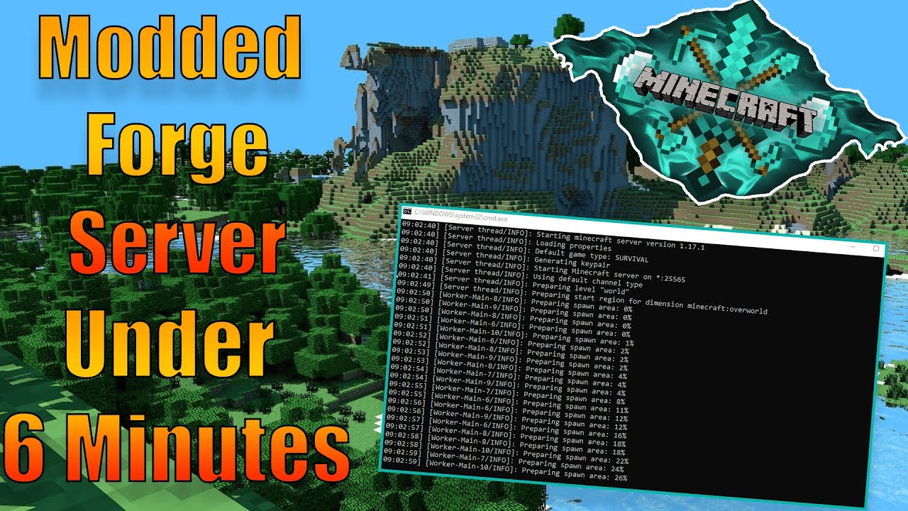 How To Make A Minecraft 1.17.1 Modded Forge Server In 5 Minutes!! Quick ...