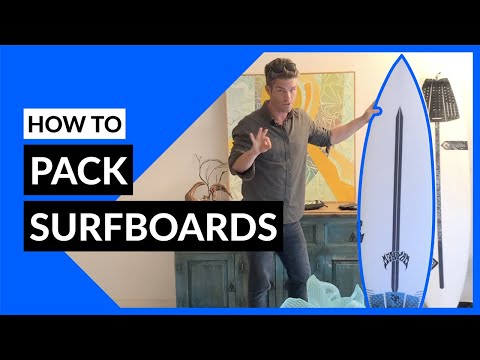 How To Pack Surfboards - YouTube