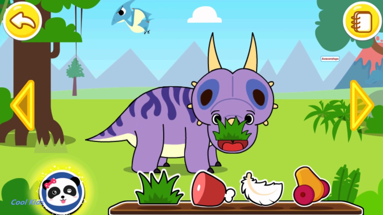 Baby Panda Dinosaur Planet Kids Learn - YouTube