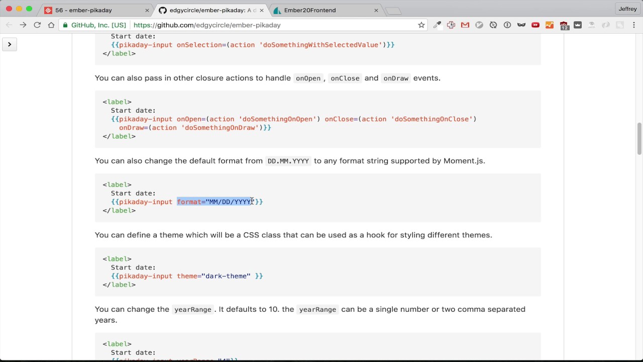 EmberScreencasts 183 - ember-pikaday-2.x - YouTube