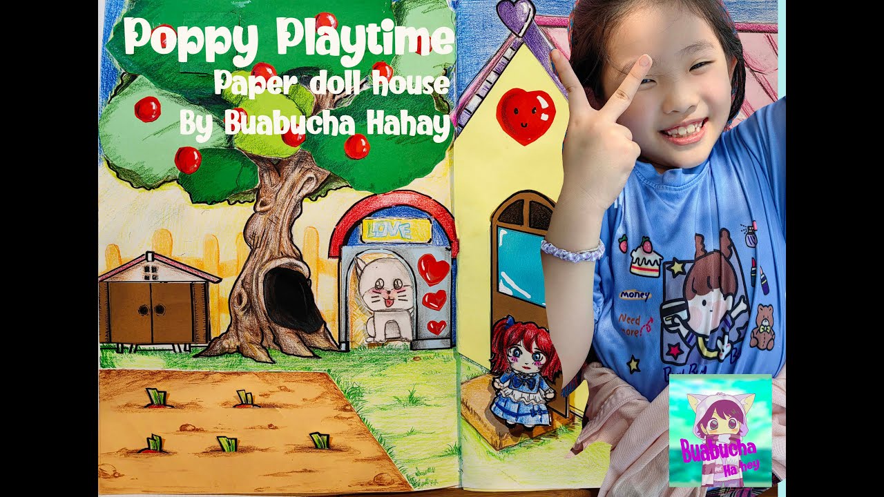 ตุ๊กตากระดาษ | บ้านตุ๊กตากระดาษ | รีวิว DIY ตุ๊กตา | Poppy playtime ...