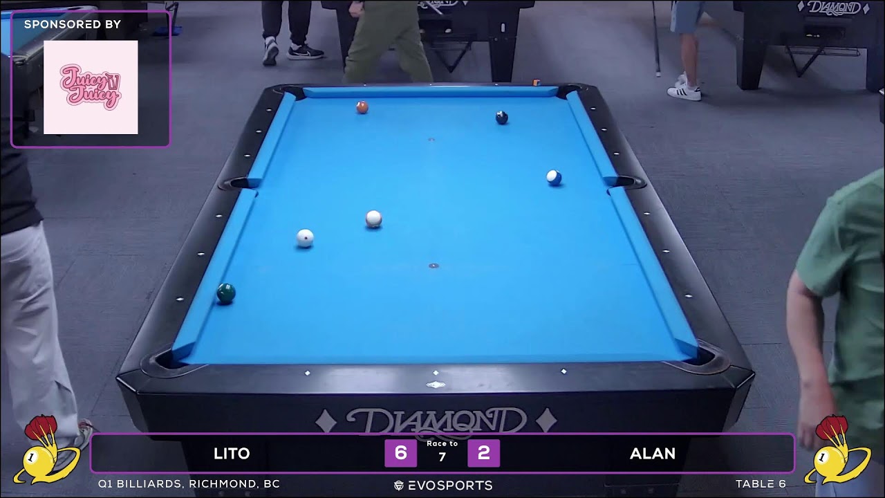 LITO vs ALAN - Q1 BILLIARDS - TABLE 6 | EvoSports - YouTube