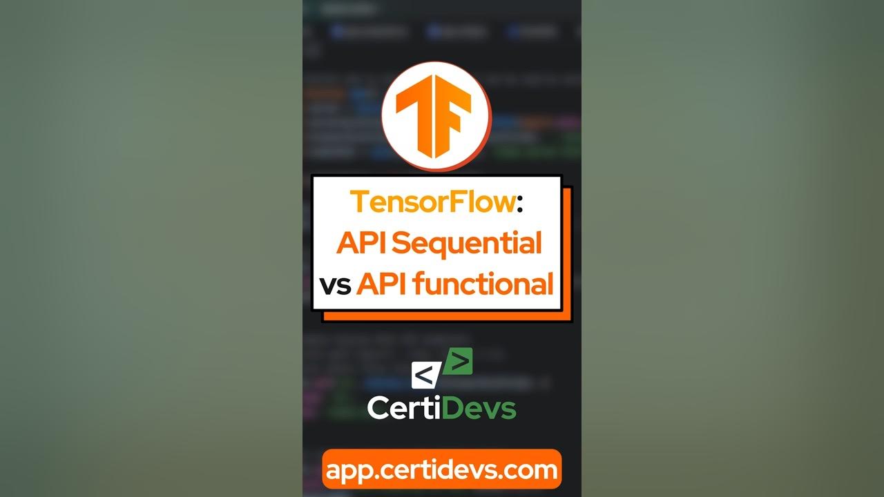 TensorFlow API Sequential vs API funcional para crear redes neuronales en Deep Learning - YouTube