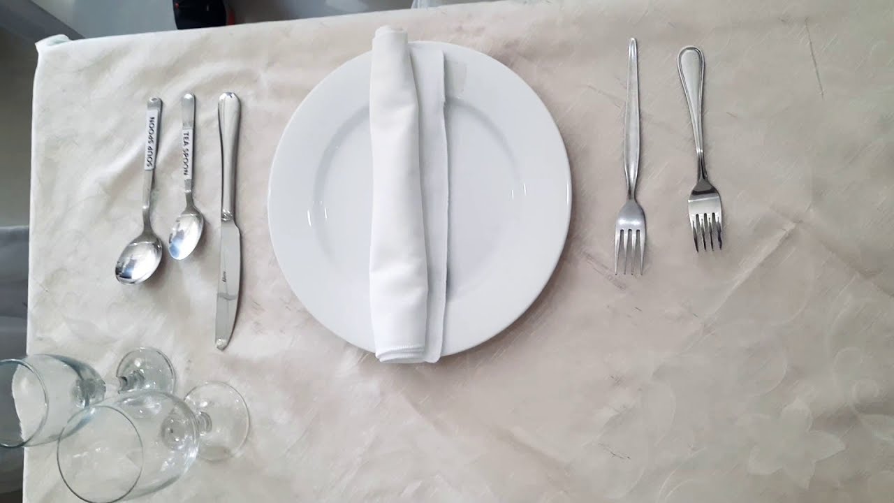 Informal French Table Setup - YouTube
