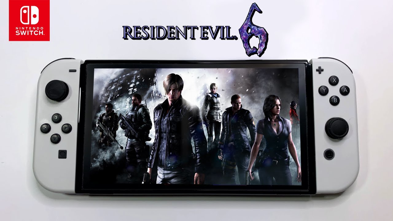Resident Evil 6 Nintendo Switch OLED Handheld Gameplay - YouTube