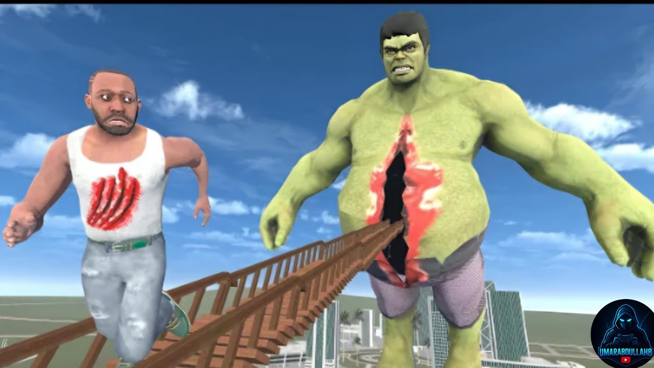 Franklin Enter Inside Hulk Big Stomach In INDIAN BIKE DRIVING 3D - YouTube