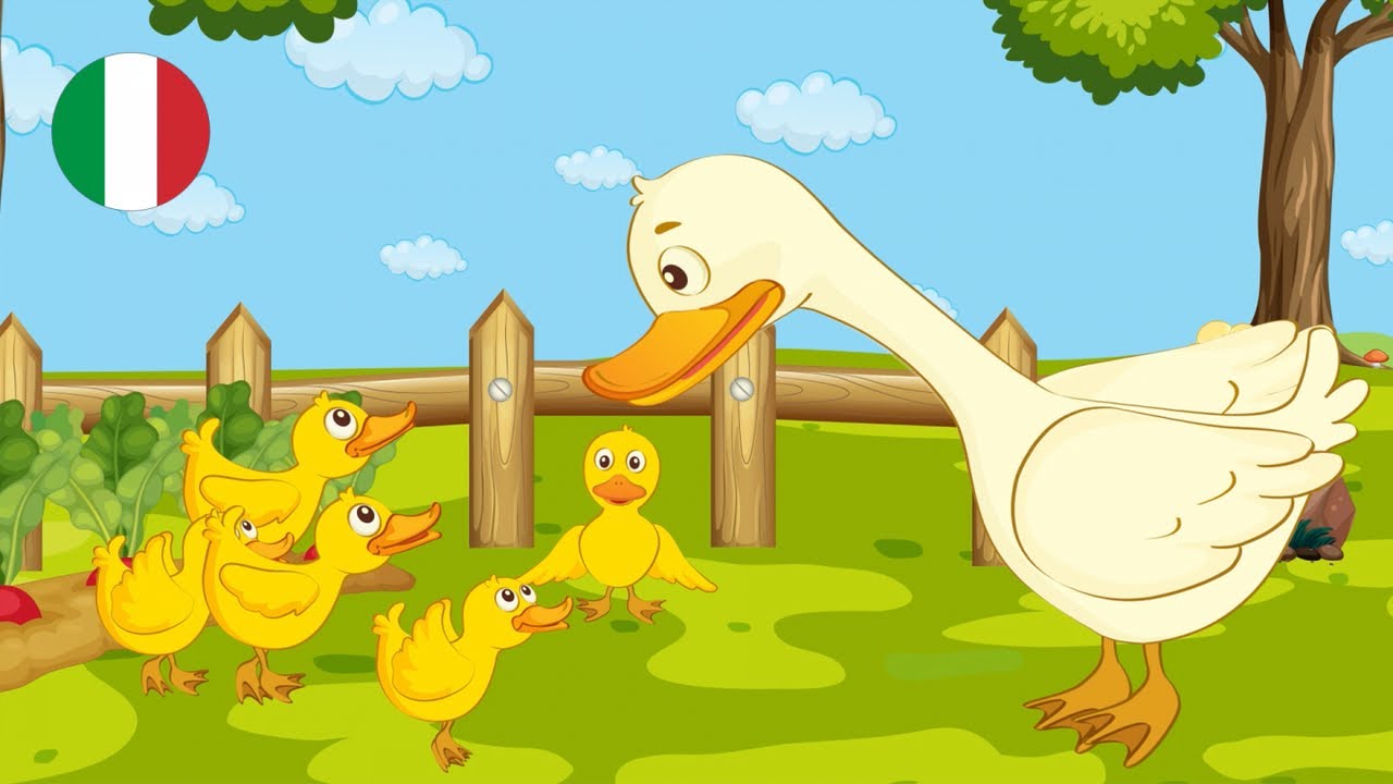 Lucilla - Cinque paperelle 🐥 Cartoon Video - YouTube