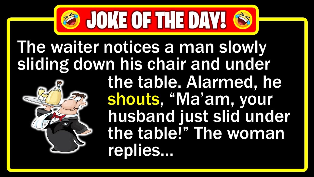 🤣 BEST JOKE OF THE DAY! - A man and a woman are having dinner at a very ...