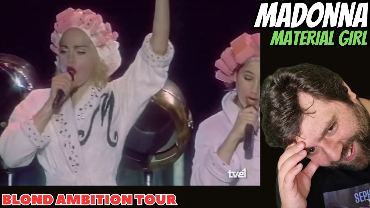 IS THIS A JOKE!? Material Girl - Madonna | Blond Ambition Tour 1990 ...