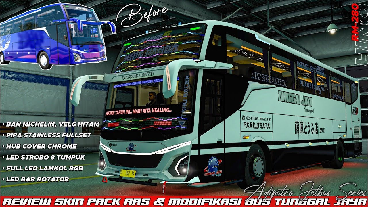 Review Skin Pack JB5 + Modifikasi Tunggal Jaya "Kids Panda"‼️| ETS 2 ...