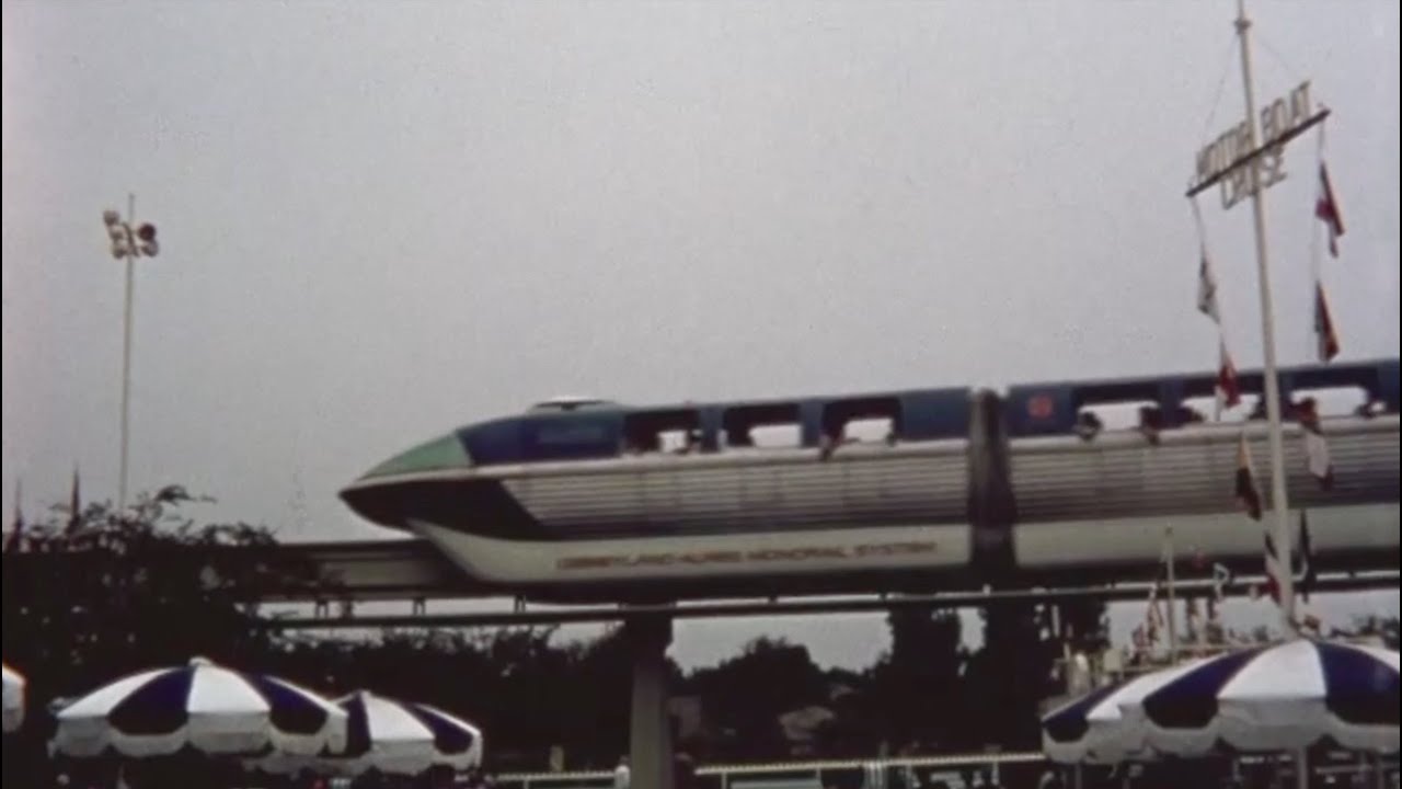 Disneyland Monorail c.1960s (Part 13: A Day At Disneyland) - YouTube