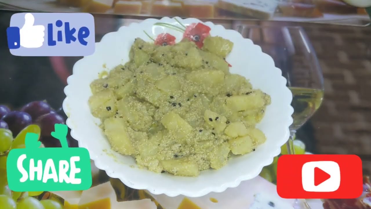 Aloo Posto Recipe | Bengali Aloo Posto | Potato with Poppy Seeds ...