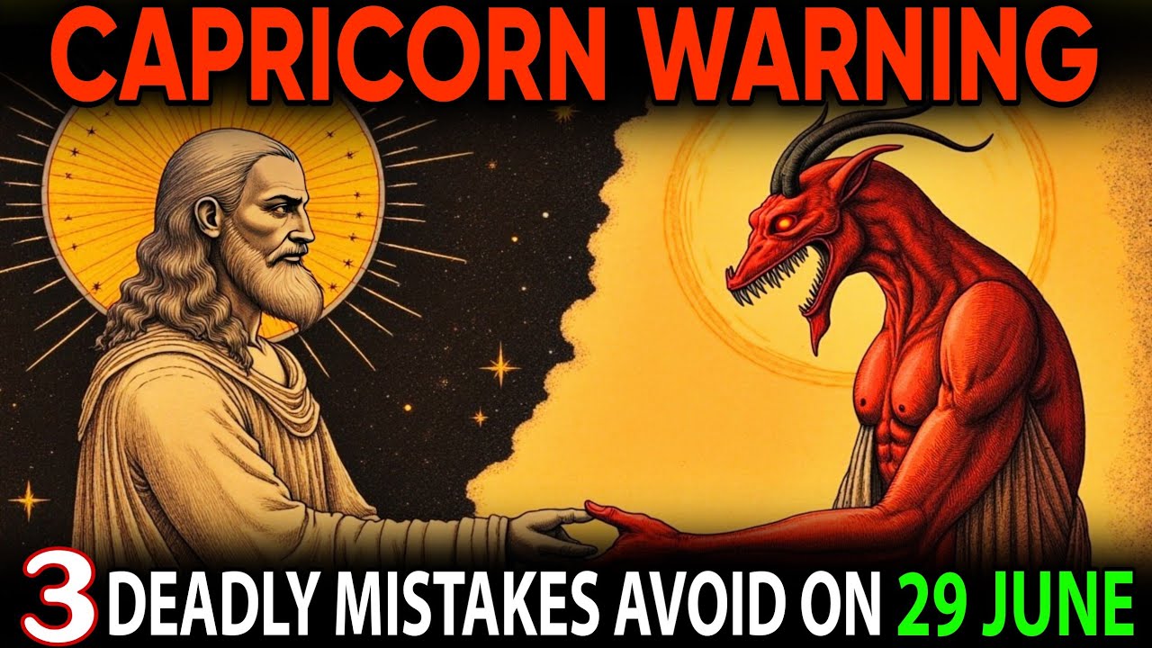Capricorn ♑ URGENT WARNING: 3 Deadly Mistakes to Avoid on June 29, 2025 ...