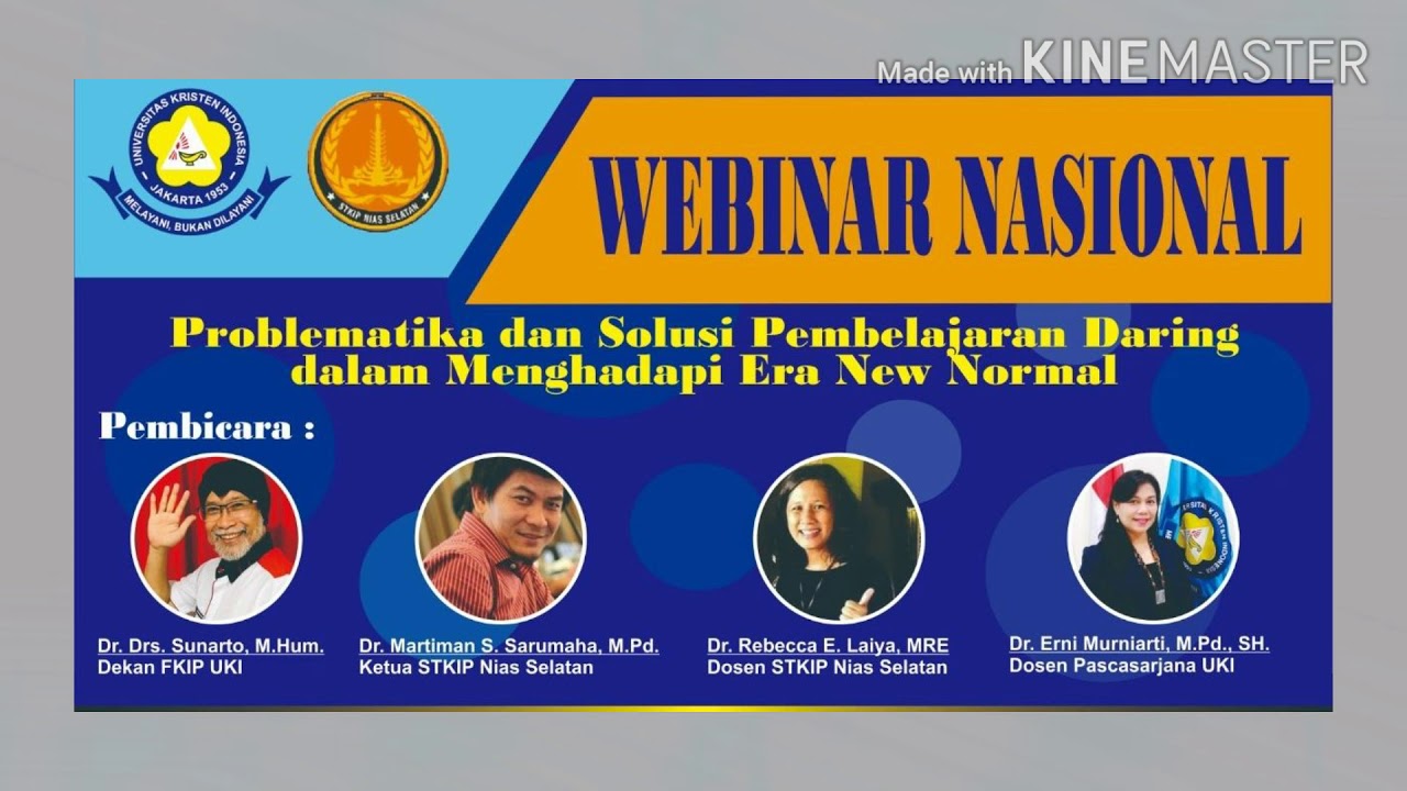 Webinar Nasional STKIP Nias Selatan perdana - YouTube