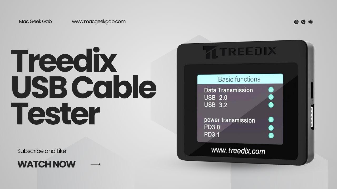 $40 USB-C Cable Tester: Instantly Check Power, Speed & Thunderbolt ...