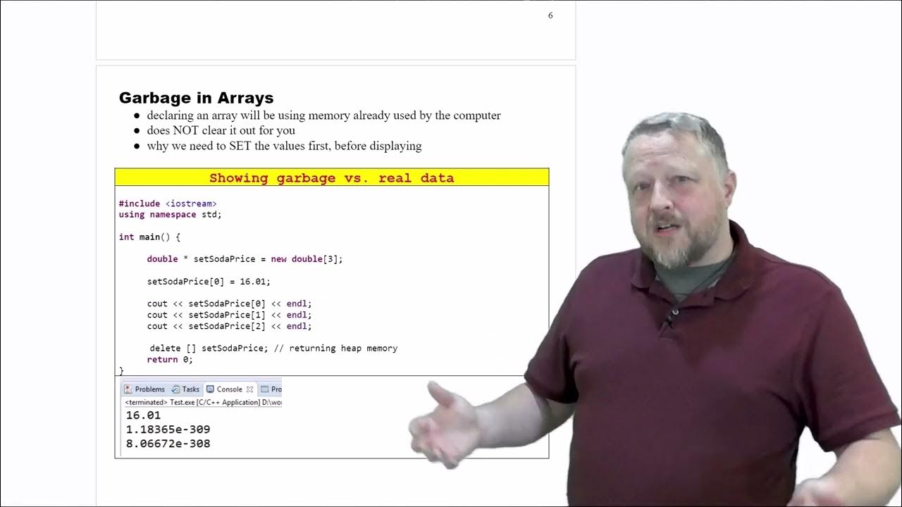 6 - Garbage in Arrays - YouTube