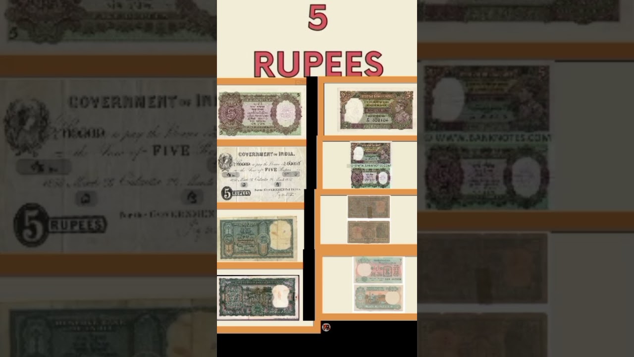 5 rupees notes - YouTube