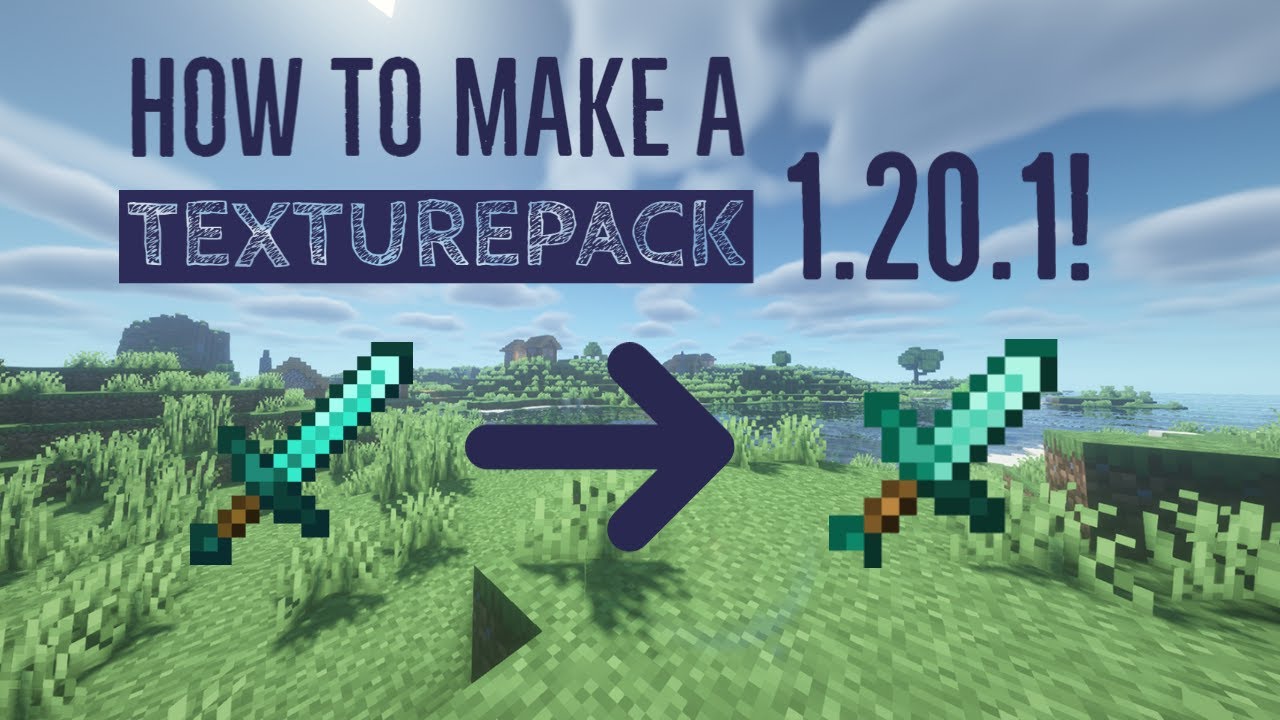 How to make a 1.20.1 Minecraft TexturePack! - YouTube