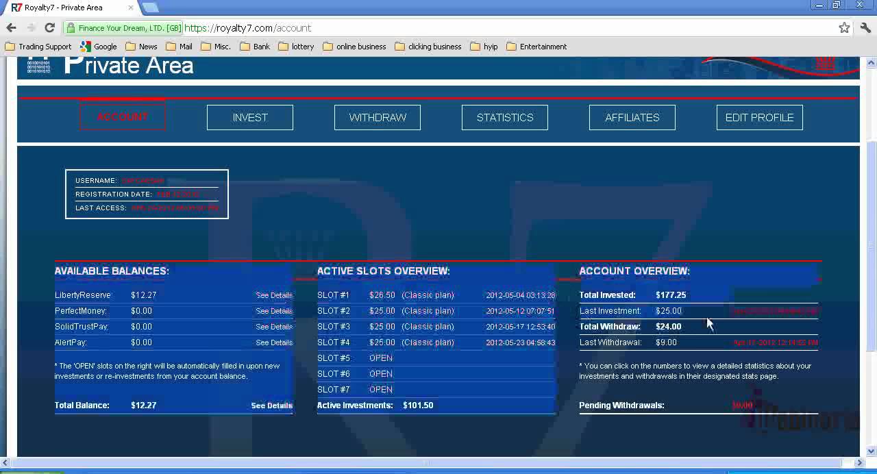 Royalty7 Review 24 Apr 12 - YouTube