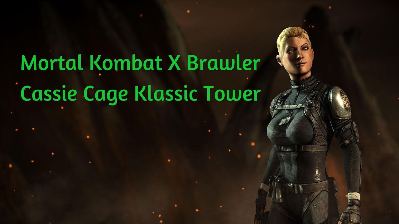 Mortal Kombat X (PS4) Brawler Cassie Cage Tower-No Matches/Rounds Lost ...