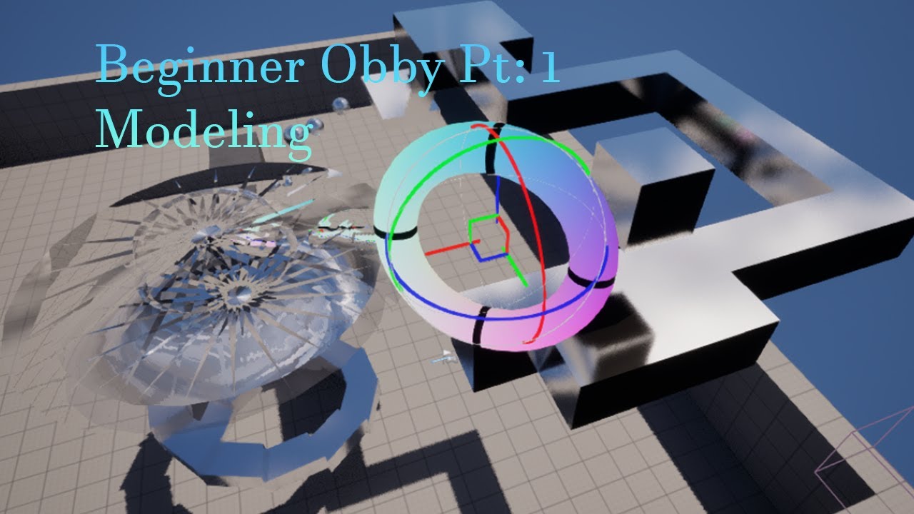 Unreal Engine 5 Beginner Obby Pt: 1 Modeling - YouTube