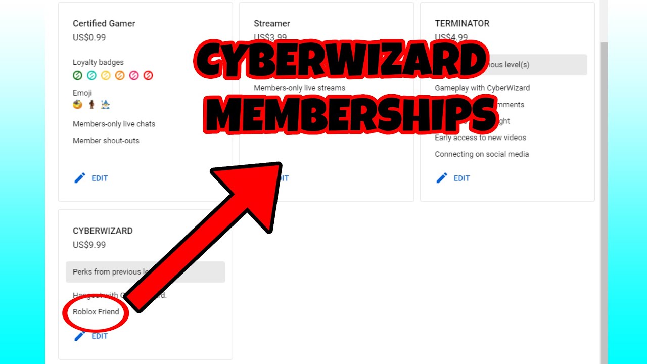 Perks From Becoming A CyberWizard Member! - YouTube