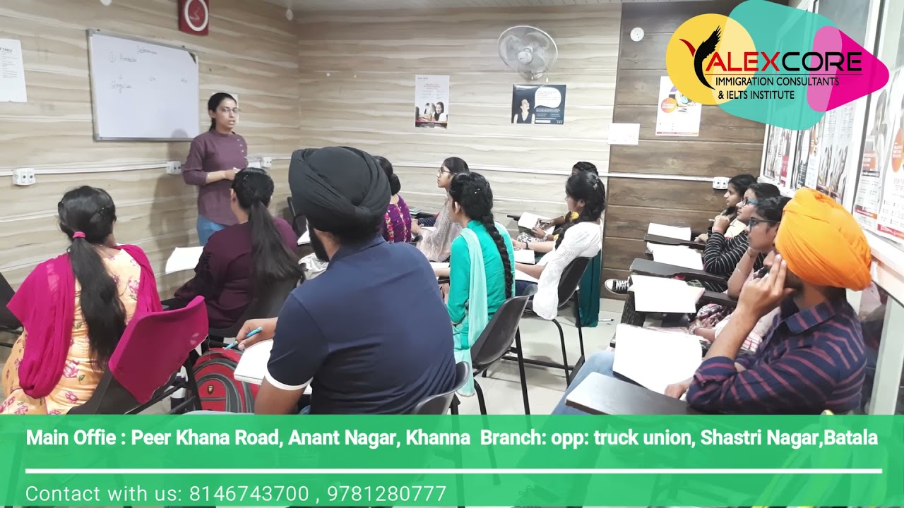 Grammer Class | Alexcore Immigration and IELTS Institute - YouTube