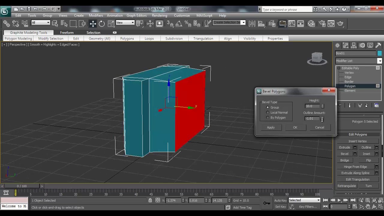 3ds max TV Modeling Tutorial - YouTube
