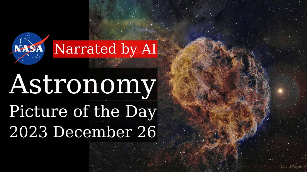 APOD: 2023-12-26 - IC 443: The Jellyfish Nebula (Narrated by Amy) - YouTube