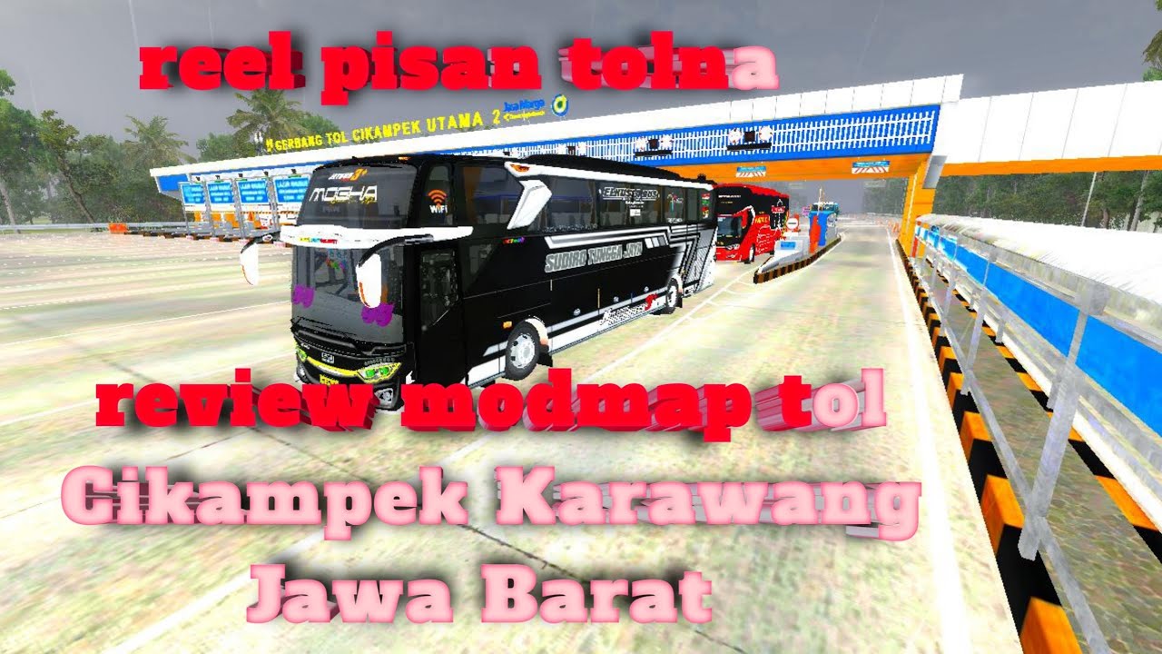 review modmap tol Cikampek Karawang Jawa Barat 🛑 bussid update.v.3.7.1 - YouTube