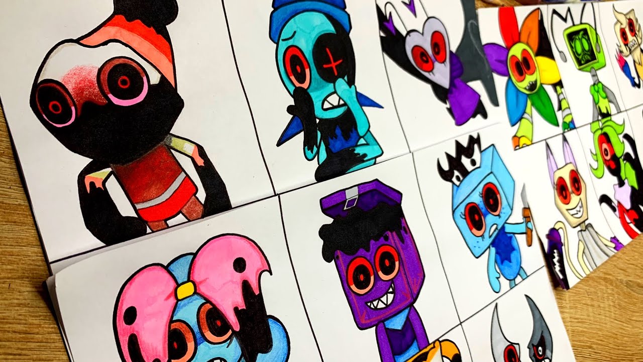 Drawing Dandy's World Characters | Roblox - YouTube