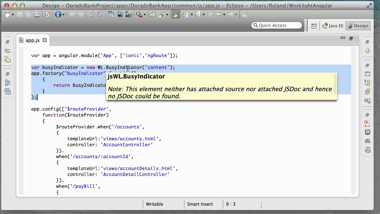 Using Angular JS and Ionic on IBM Worklight - YouTube