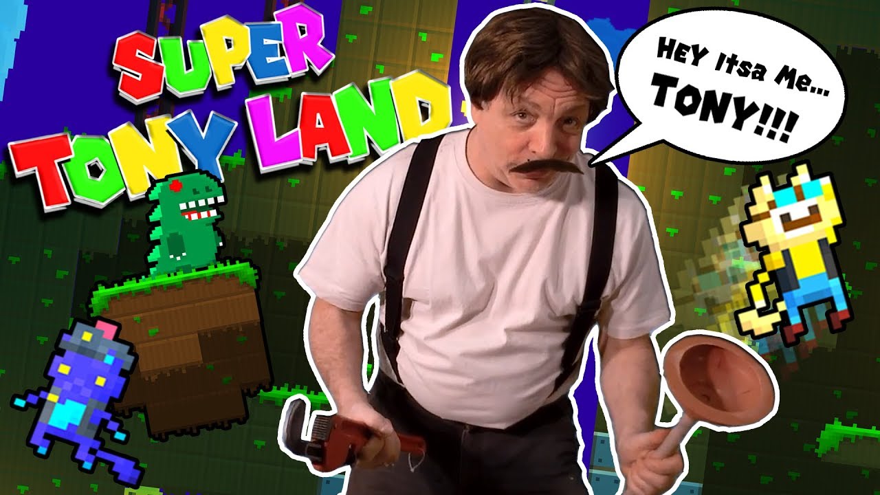The AMAZING 'Super Tony Land' - If MARIO took ACID!! - YouTube
