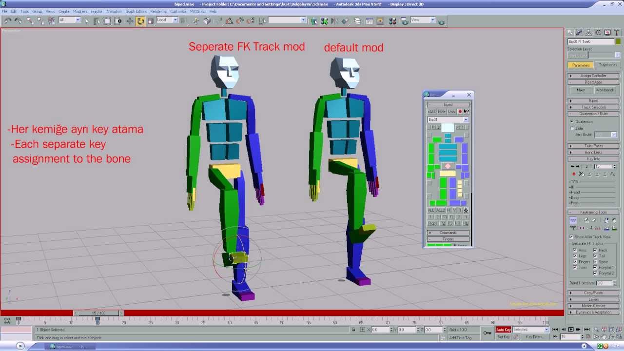3ds max-biped sperate fk track.avi - YouTube