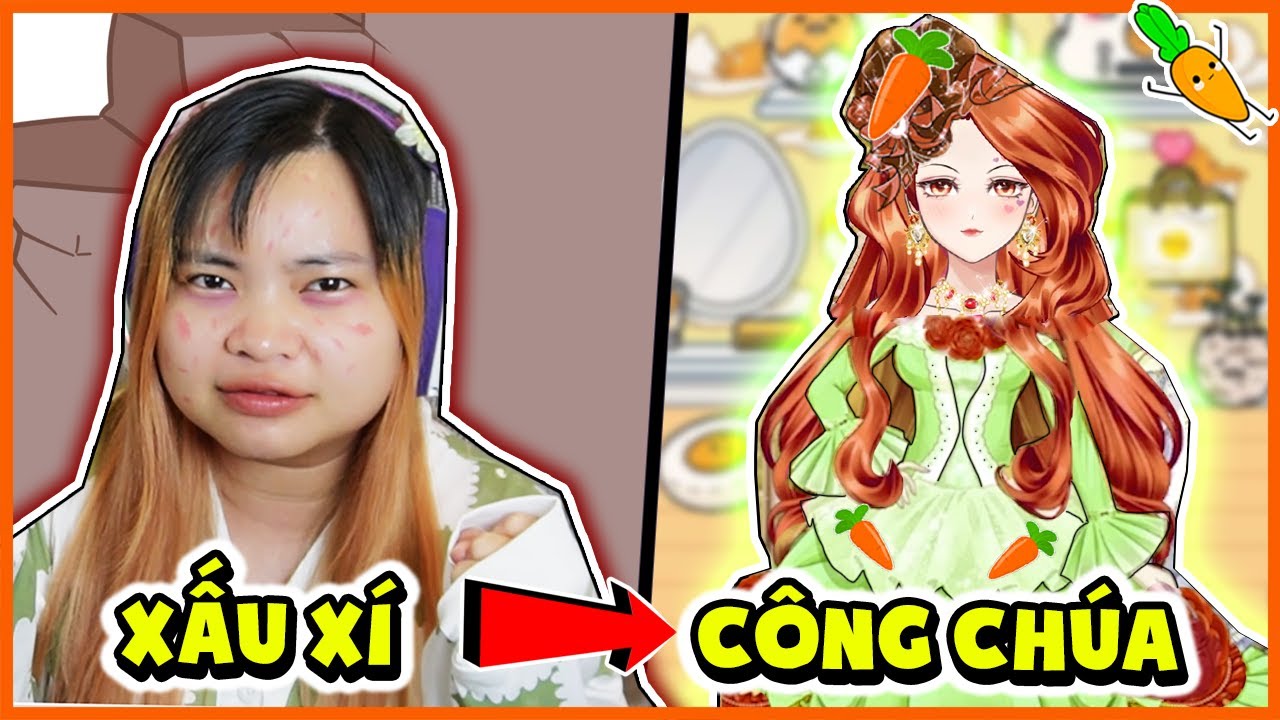 KAMUI XẤU XÍ TẬP LÀM CÔNG CHÚA XINH ĐẸP | GAME THỜI TRANG CÔNG CHÚA - YouTube