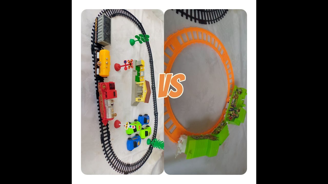 Train video/ Jcb train/ Big train vs small train/ Train wala cartoon ...