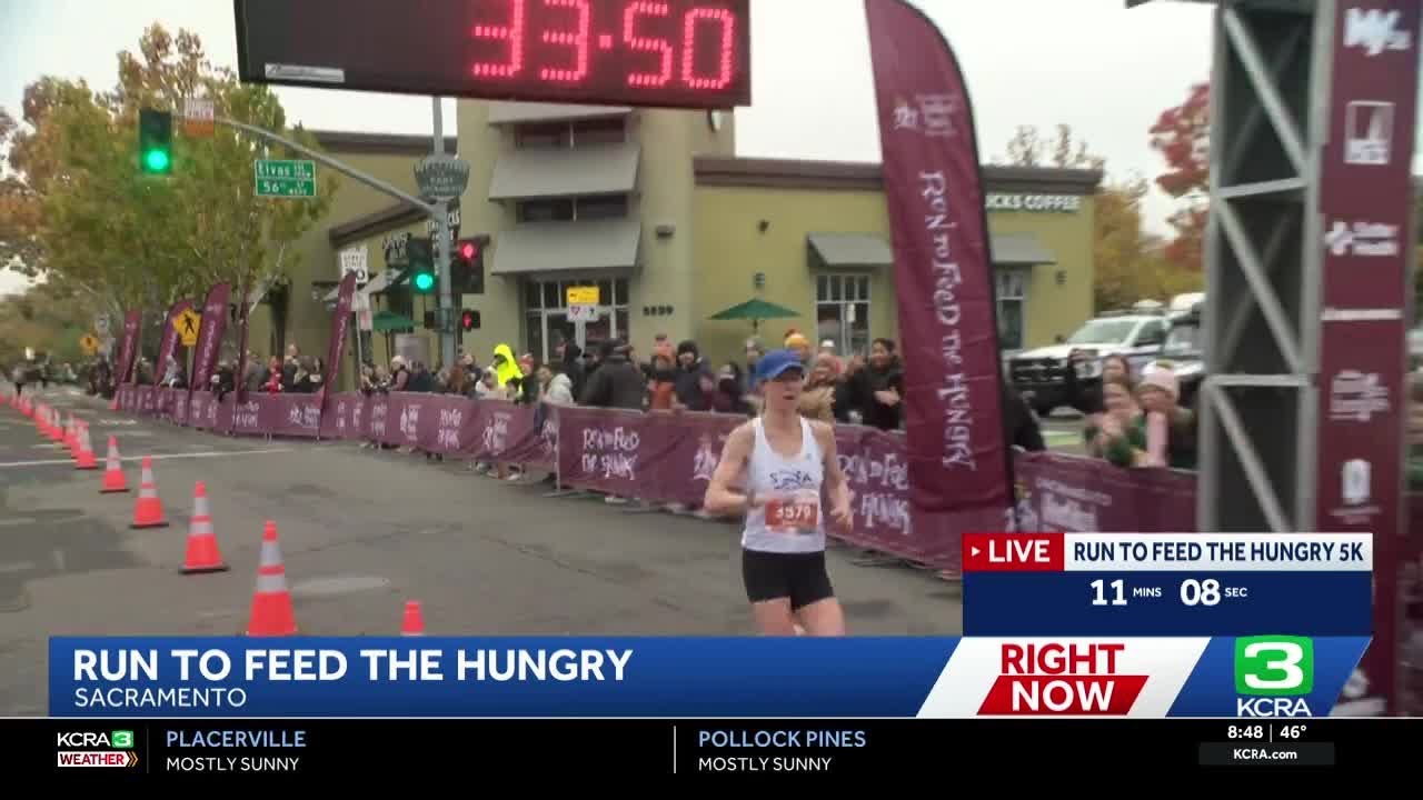 Run to Feed the Hungry 2025 | First female runner finishes seconds ...