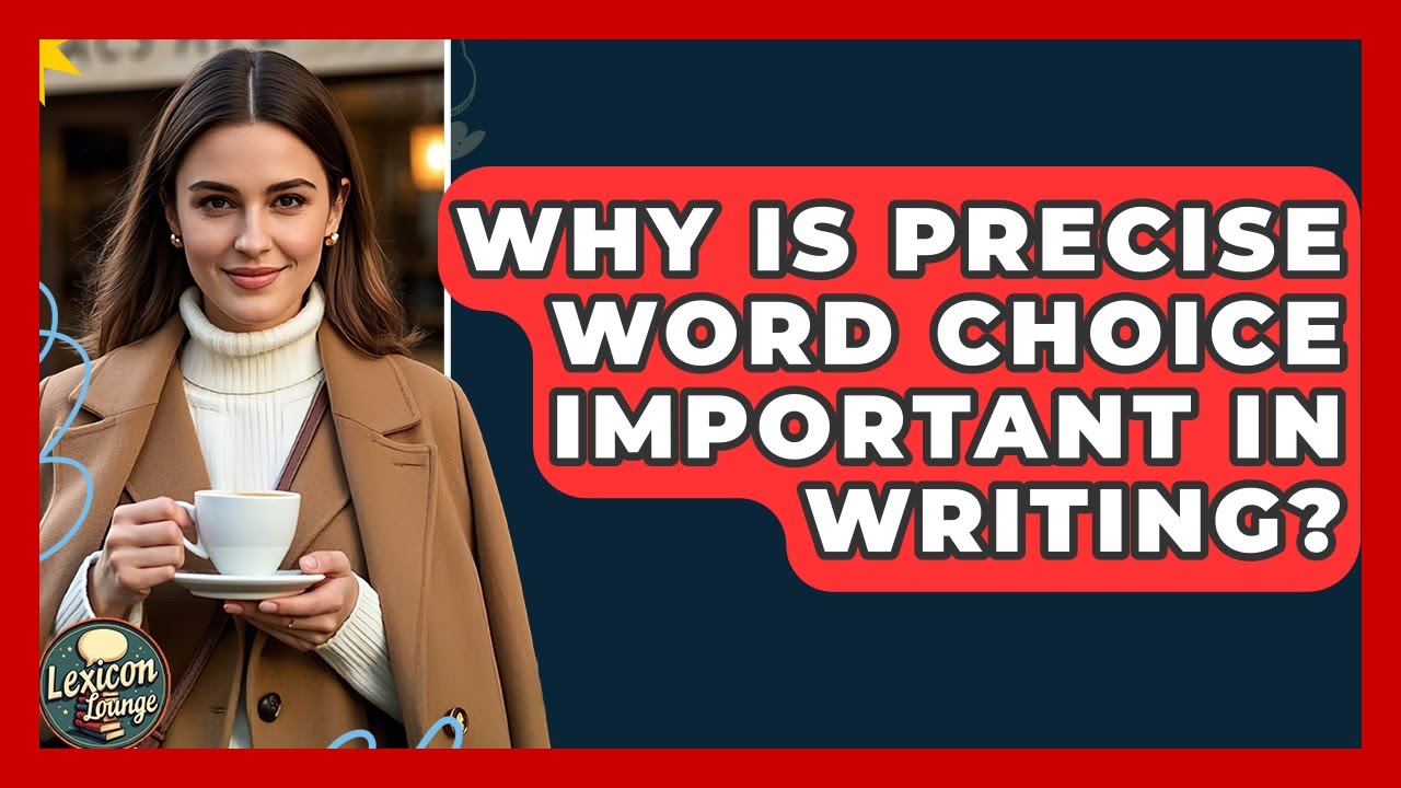 Why Is Precise Word Choice Important In Writing? - Lexicon Lounge - YouTube