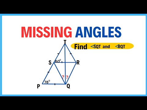 How To Find Missing Angles Using Angle Relationships|| Lines and ...