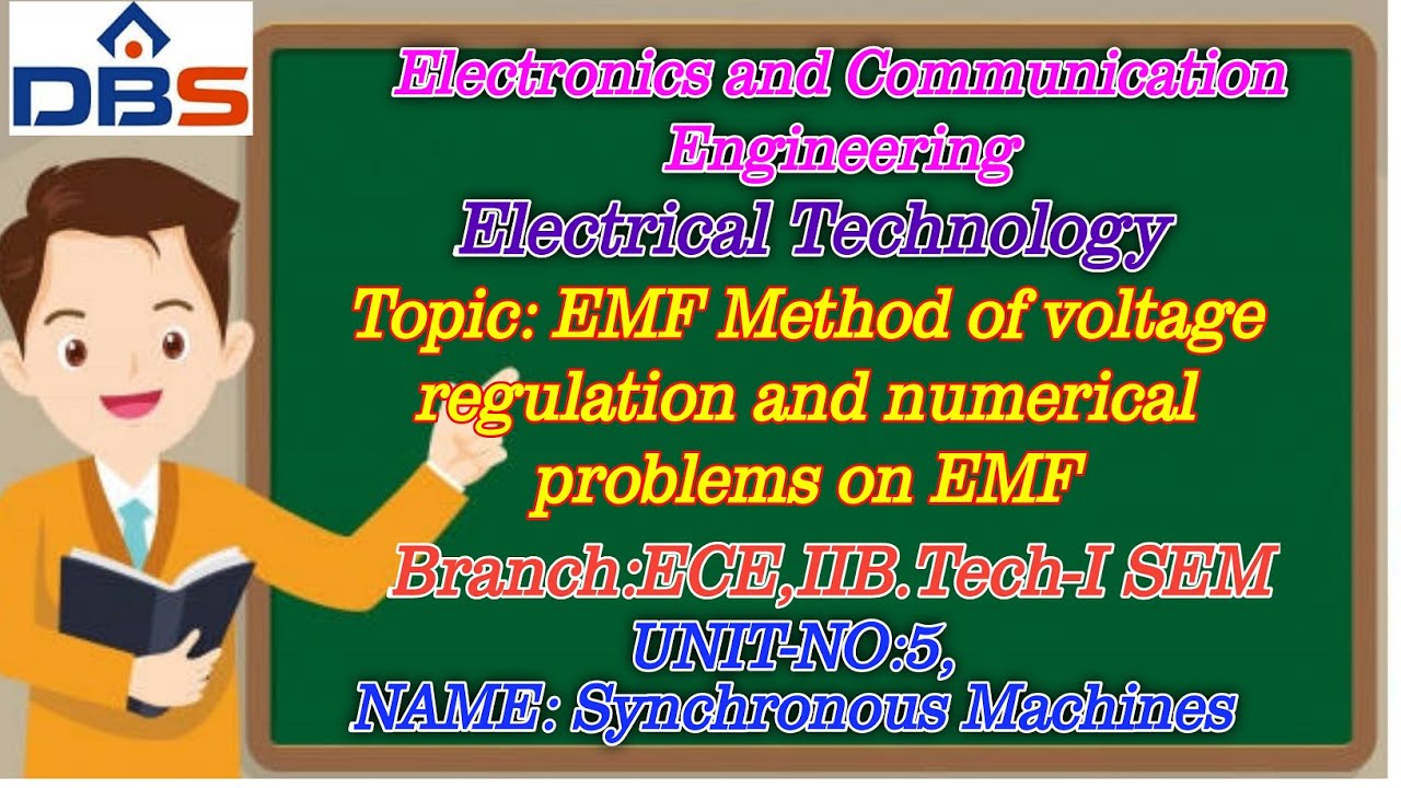 DBS - EMF Method of voltage regulation AND Numerical problems on EMF ...