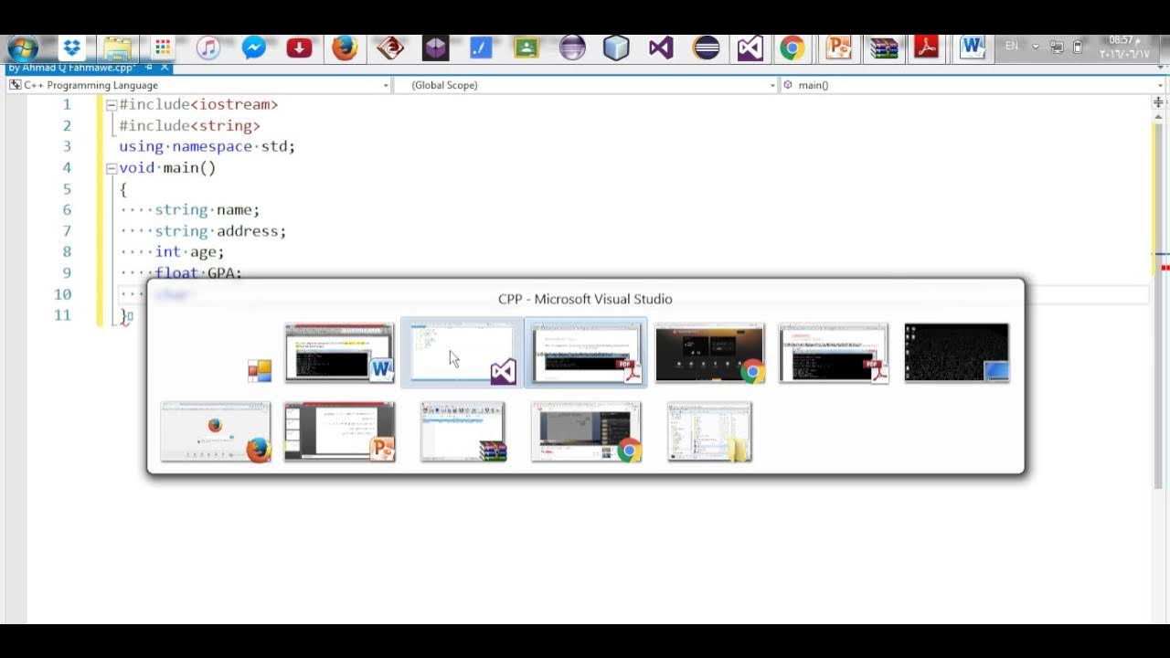cin, cout, variables in C++ Example1 - YouTube