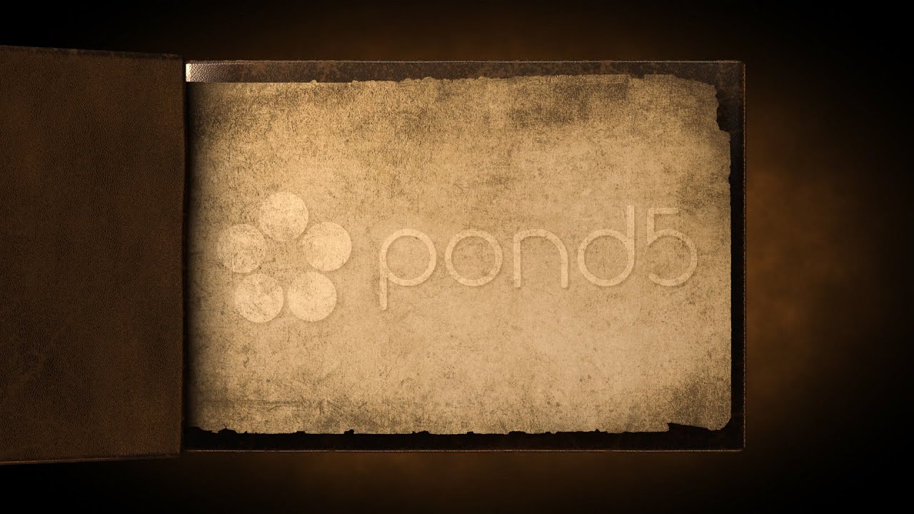 Very Old Gold Magic Book With Flipping Pages. Stock Footage - YouTube