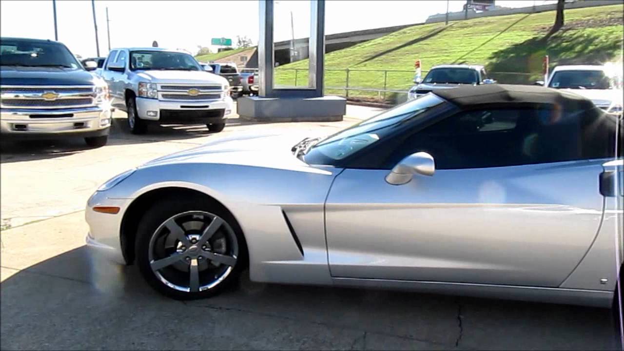 2009 Silver Chevrolet Corvette Convertible for Sale! - YouTube