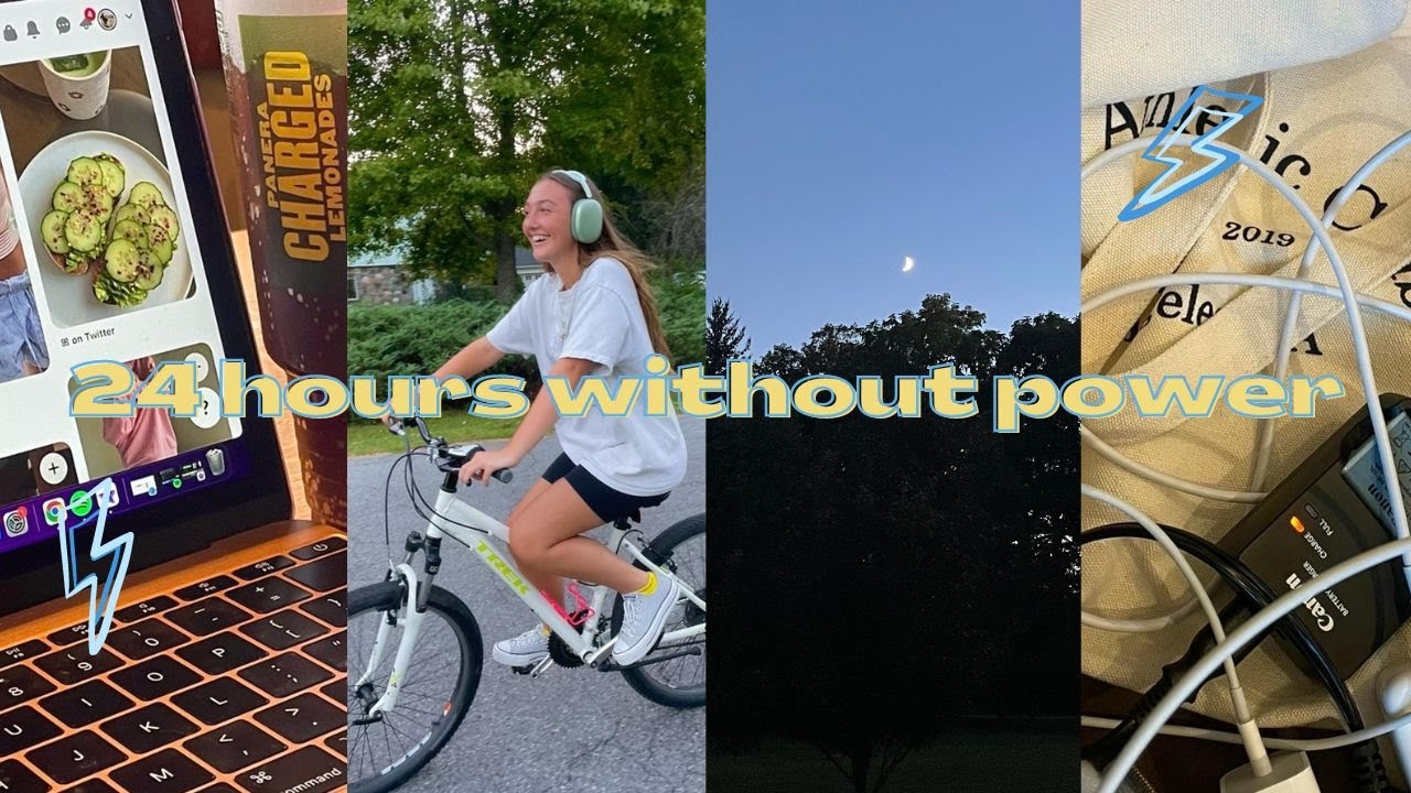 24 hours without power ⚡️| no power activities, charge parties ...