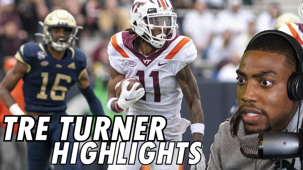 Tre Turner (WR | Las Vegas Raiders) Virginia Tech Highlights REACTION ...